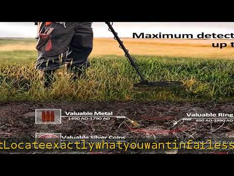 DR.ÖTEK Metal Detector for Adults Professional, Pinpoint Metal Detector Waterproof Gold and Silver,