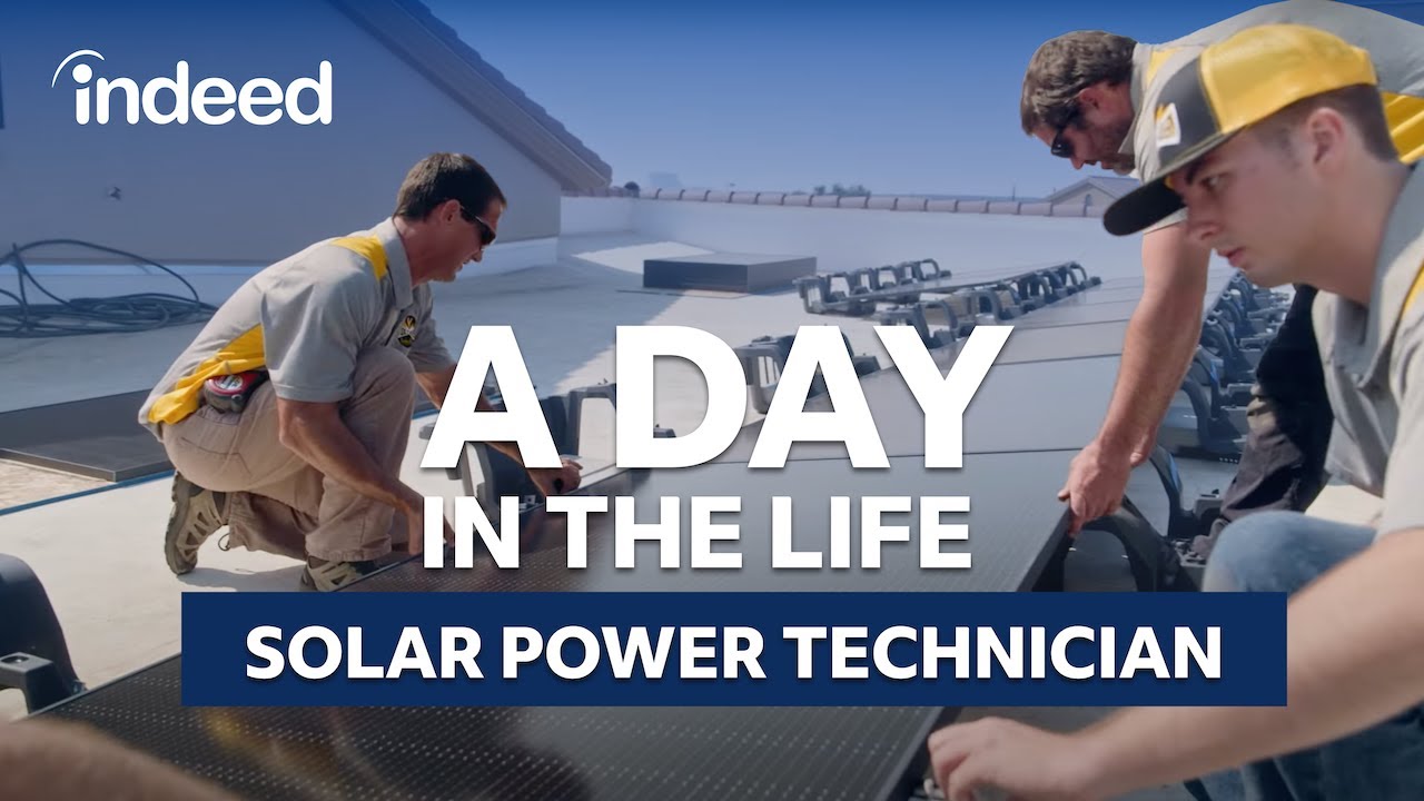 A Day in the Life of a Solar Power Technician | Indeed
