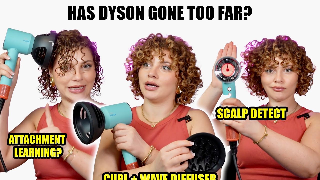 TESTING THE NEW DYSON SUPERSONIC NURAL AND WAVY + CURLY DIFFUSER (should you buy it?)