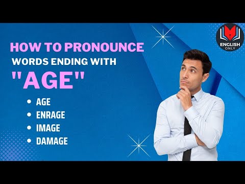 How To Pronounce Words Ending With "AGE" | Pronunciation & Vocabulary