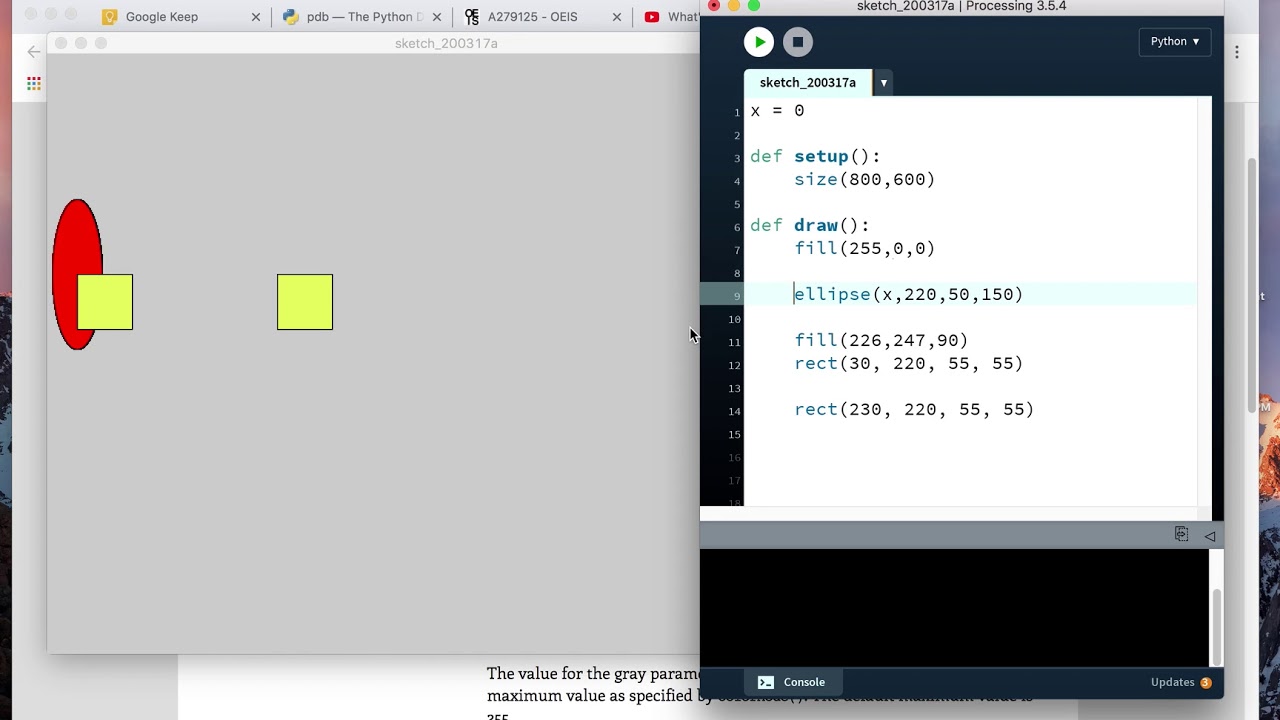 Processing / Python Mode: 20 Minute Crash Course!