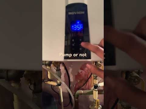 How to adjust temperature on tankless NAVIEN
