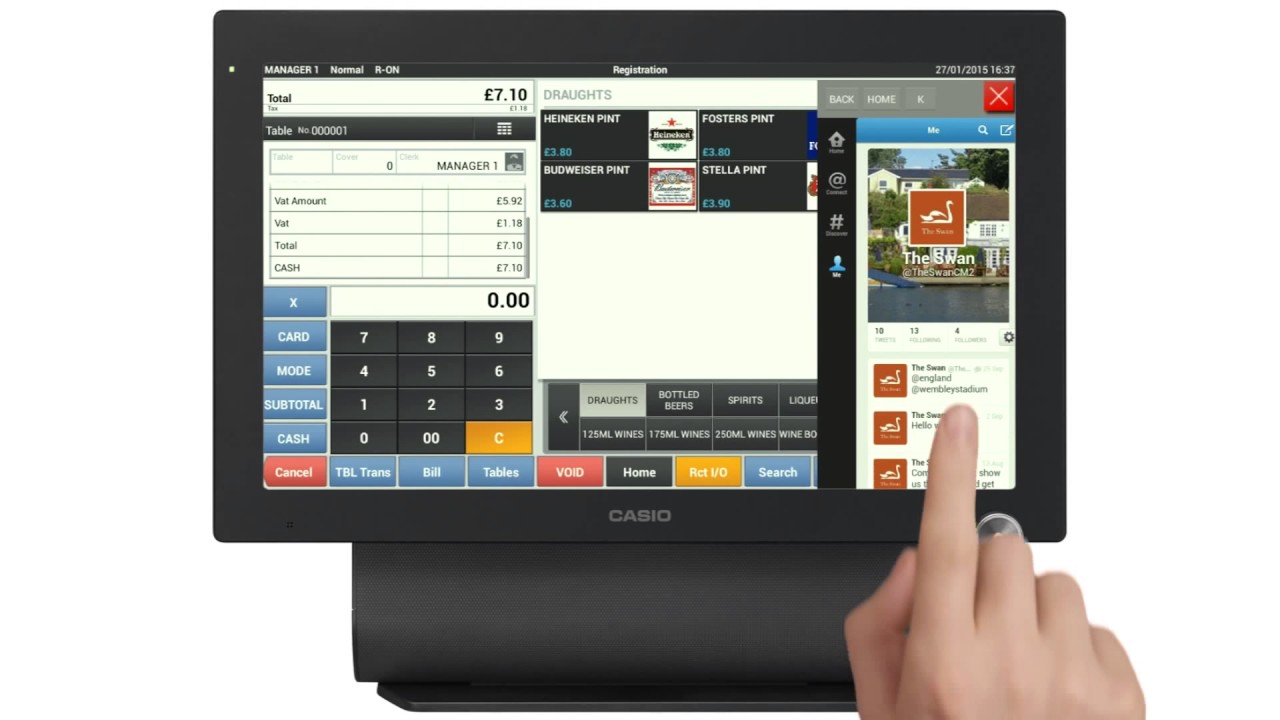 Coffee Shop EPOS Till Systems, Cash Registers