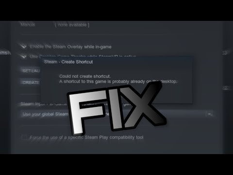 Steam Community :: Video :: "Steam Could Not Create Shortcut" FIX