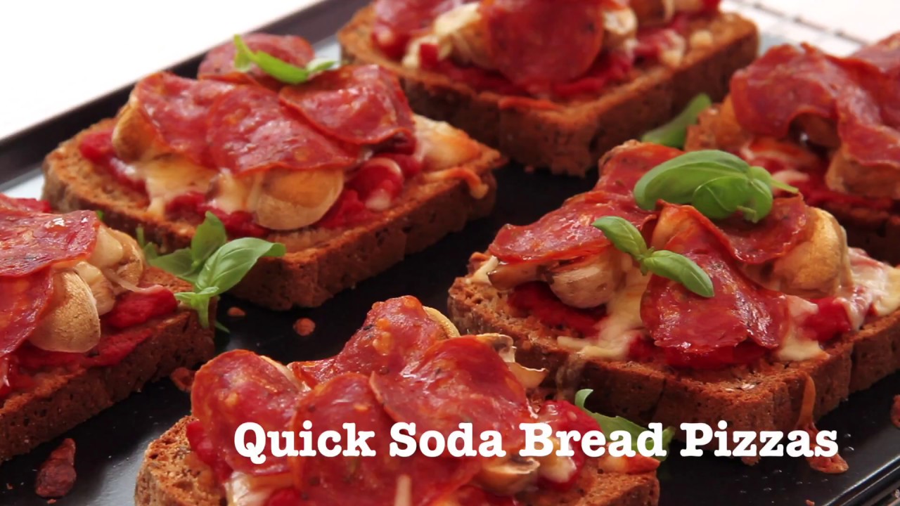 Quick Soda Bread Pizzas