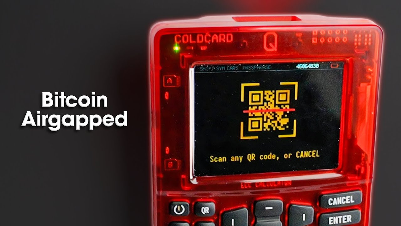 Bitcoin Security | Coldcard Q Air-Gapped Setup