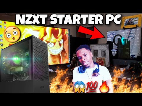 NZXT STARTER PC Setup, UNBOXING, RTX 3050 & Thoughts and SHOWCASE. My First PC!!! #pc