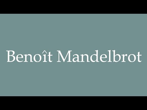 How to Pronounce ''Benoît Mandelbrot'' Correctly in French