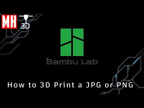 How to print a JPG or PNG on your 3D Printer