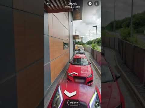 Google Car paying at McDonald's ๐ Funny things found on Google Earth and Google Maps Street View ๐