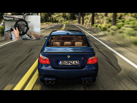 800HP BMW E60 M5 - Assetto Corsa | Thrustmaster Wheel Gameplay
