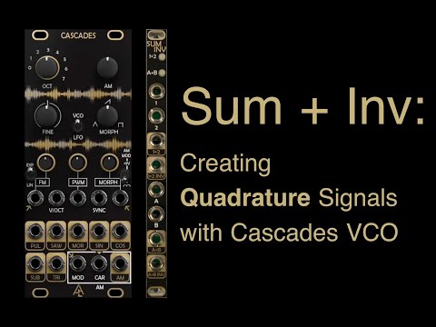 After Later Audio Sum+Inv - Mixer Modular Synthesizer | Reverb