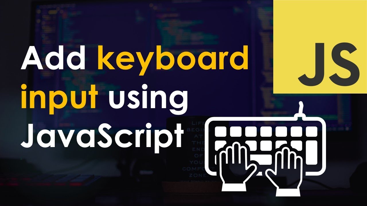 Add keyboard input using JavaScript