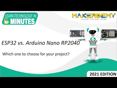 ESP32 vs Arduino Nano RP2040 (2021) | Learn Technology in 5 Minutes