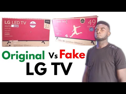 How to Tell: Original vs Fake LG TV