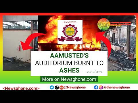 #breakingnews Part of former UEW Kumasi Campus, AAMUSTED gutted by fire 🔥