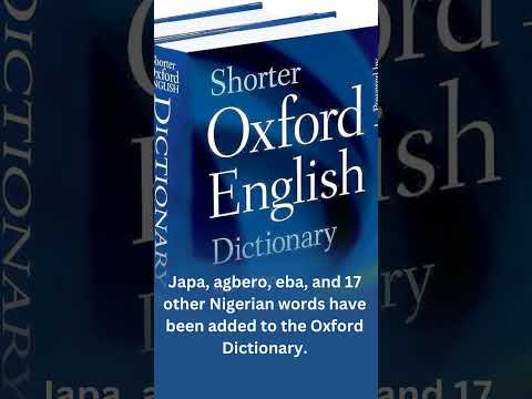 Nigerian Slang Goes Global: OED's Latest Update #shorts