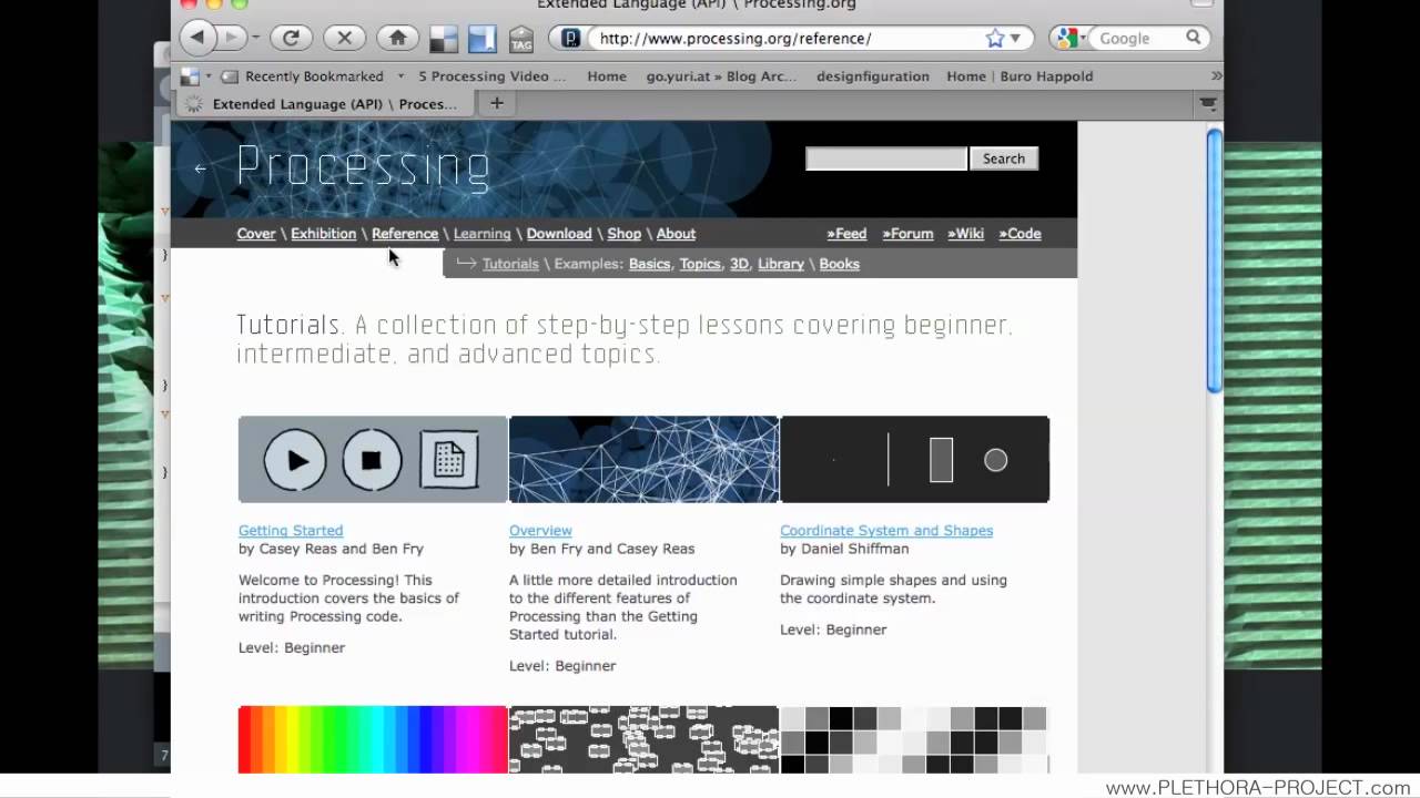 Processing Tutorial 04 - Reference