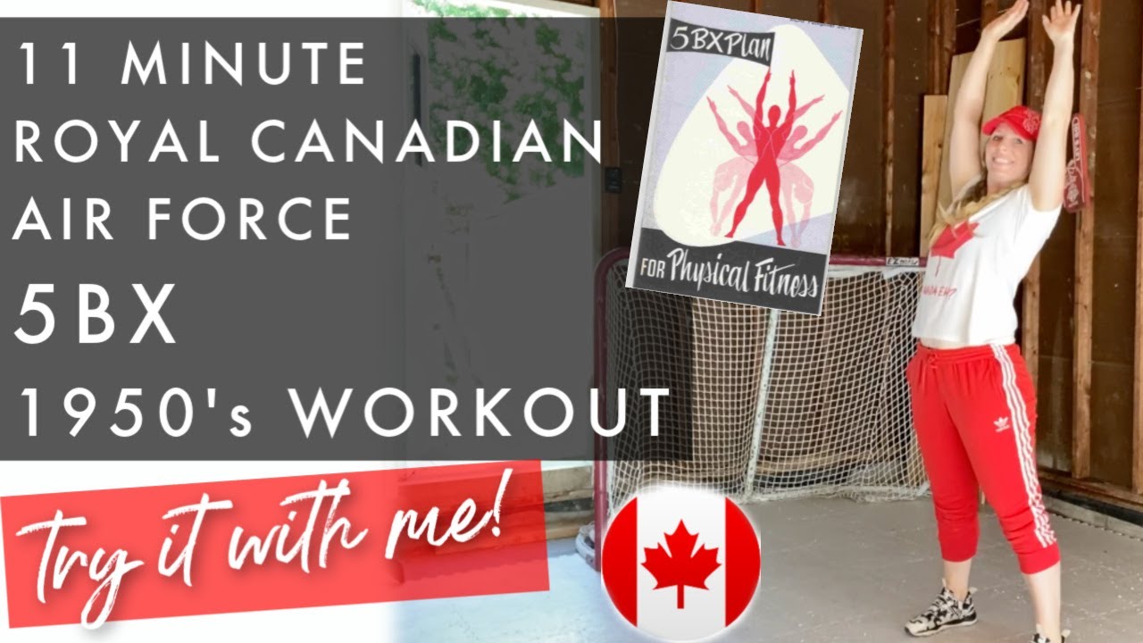 Royal Canadian Air Force 5BX Workout - try it with me!