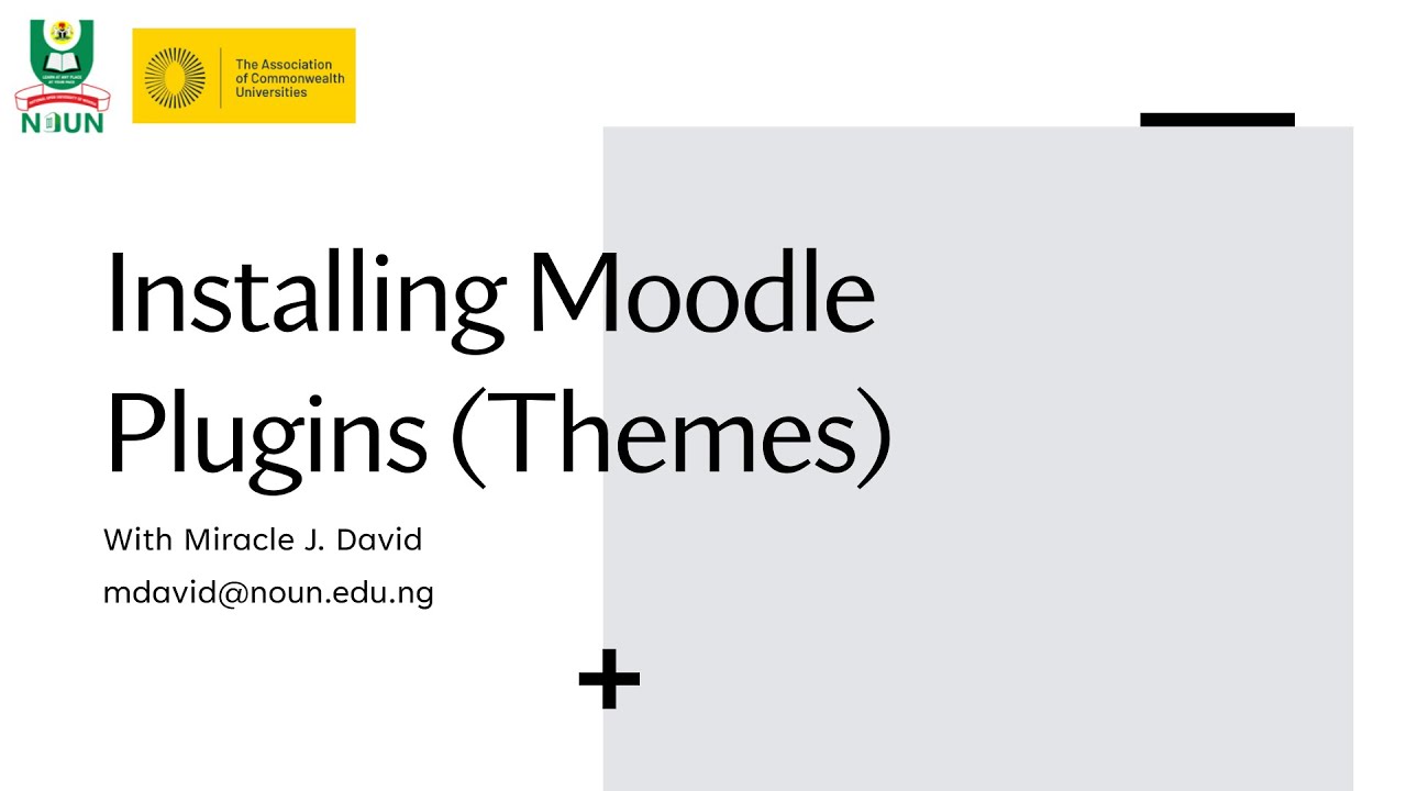 Installing Plugins on Moodle (Themes)