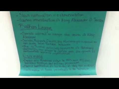 Role of Nationalism in breakout of WW1 in 1914