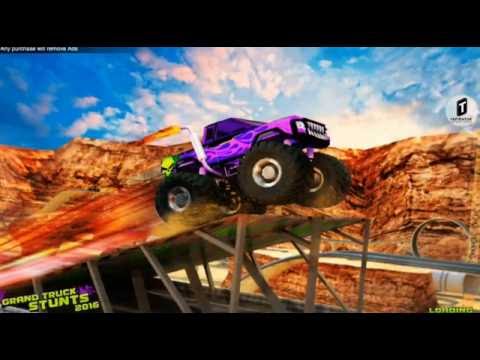 Grand Truck Stunts 2016-Monster Truck Games To Play Free-Free Car Games To Play Now-Android Gameplay
