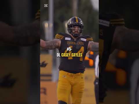 Top 10 Players On The 2025 Hamilton Tiger-Cats #cfl
