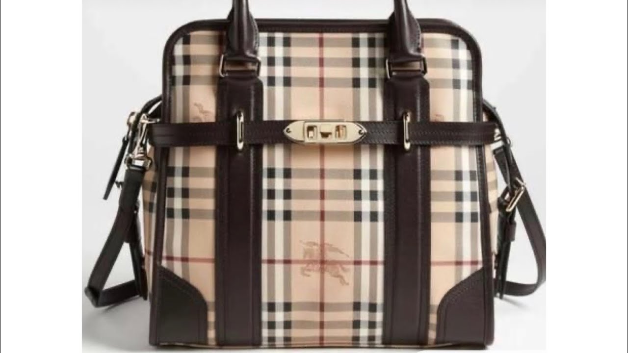 Burberry Haymarket Check Handbag Unboxing