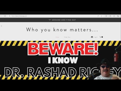 Awww!! Rashad Richey Is No Longer Proud of His Worthless Degrees! Did Someone Make Fun of Them? LLL
