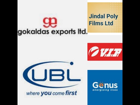 Ubl,GokaldasExports,Jindal Poly,Vip Industries,Genus Power 🧐🧐