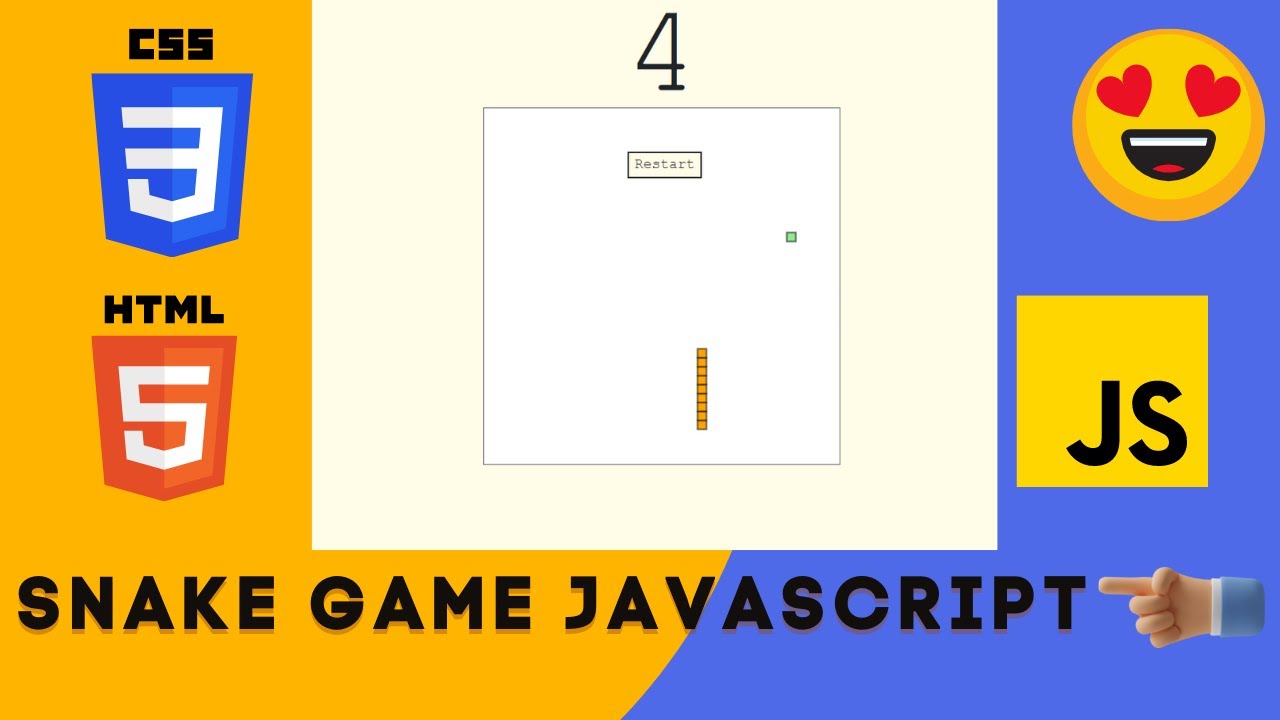 Snake Game Javascript | Javascript Snake Game - Codewithrandom