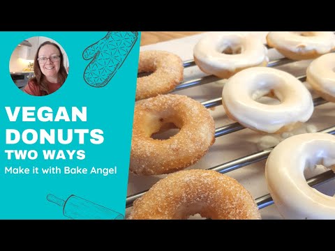 How to make VEGAN RING DONUTS 2 ways | Plant Based Doughnuts recipe