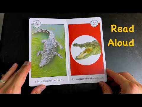 Wild Animals - Read Aloud for Toddlers and Preschoolers- Sight words Who/with