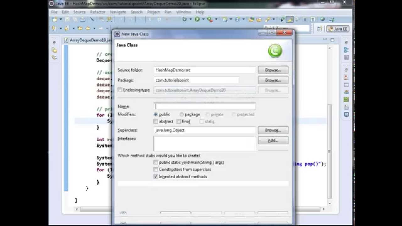 Java util ArrayDeque pop Method   Java util ArrayDeque push Method