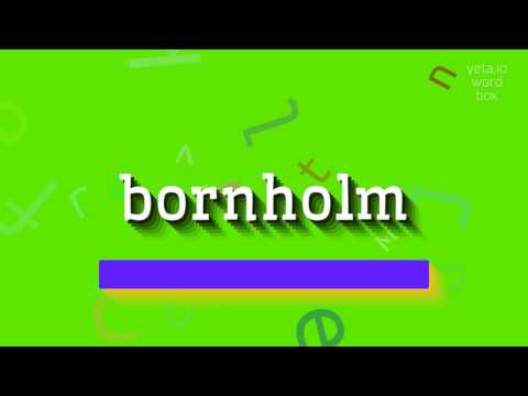 HOW TO SAY BORNHOLM? #bornholm
