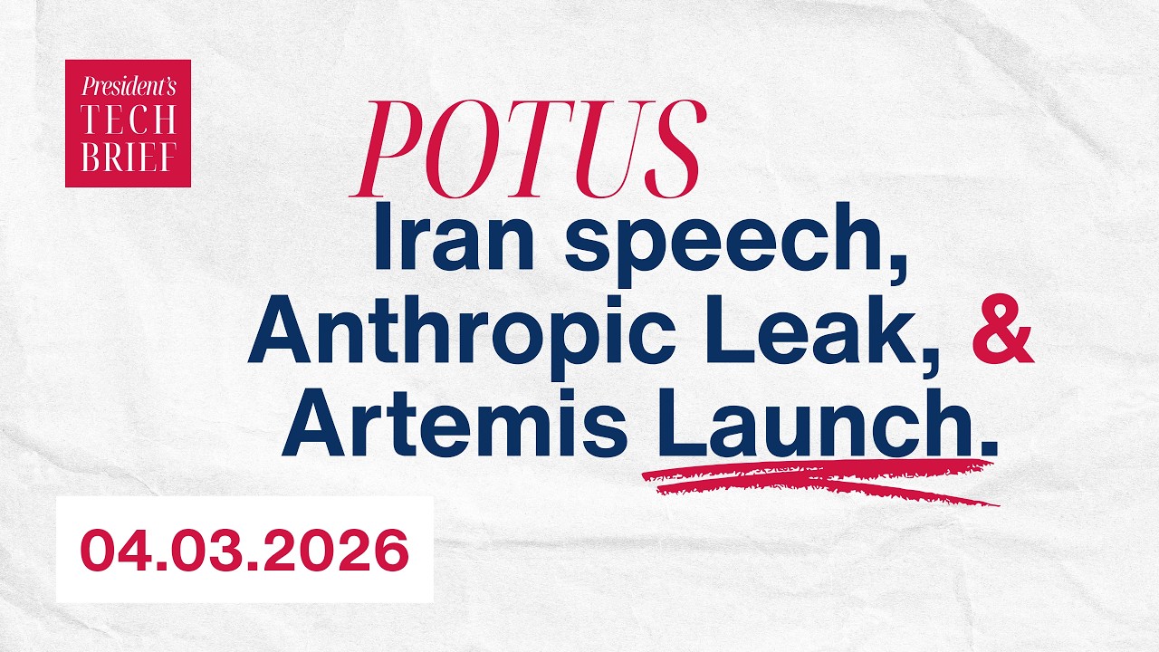 POTUS  Iran speech, Anthropic Leak & Artemis Launch