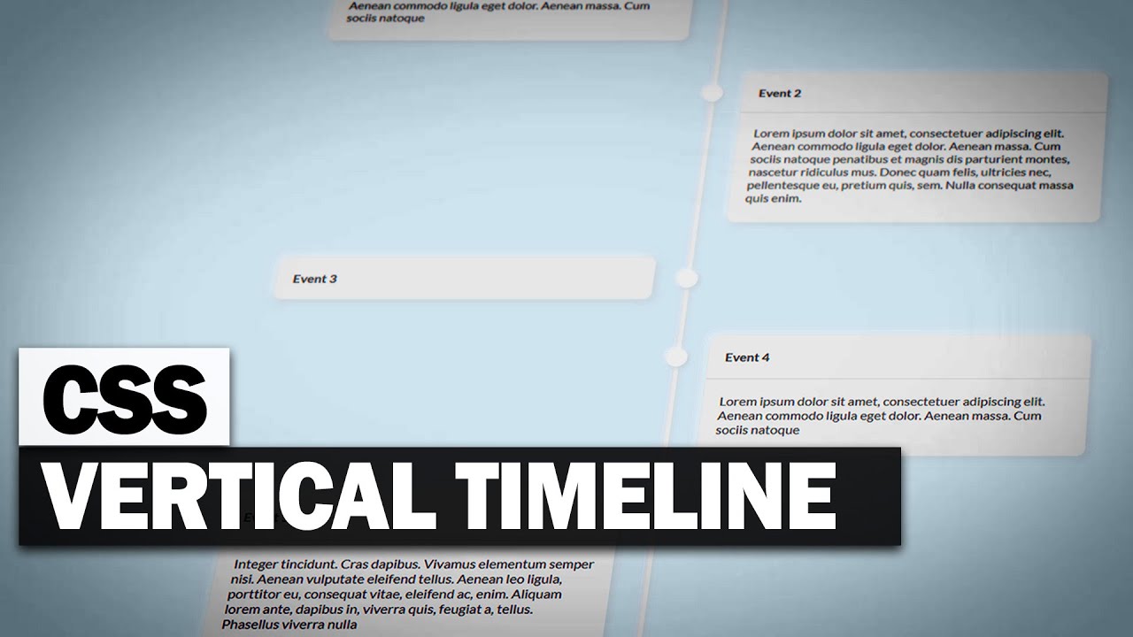 CSS Vertical Timeline Tutorial (Neumorphic style)