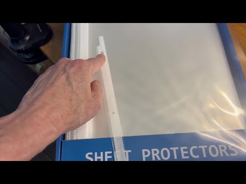 Seashell Heavy Duty Sheet Protectors 8.5" x 11" - Honest Review