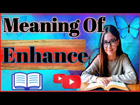 English vocabulary|Meaning Of Enhance