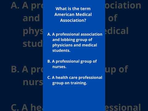What is the term American Medical Association #quiz #shorts #healthcare #viral #healthinsurance
