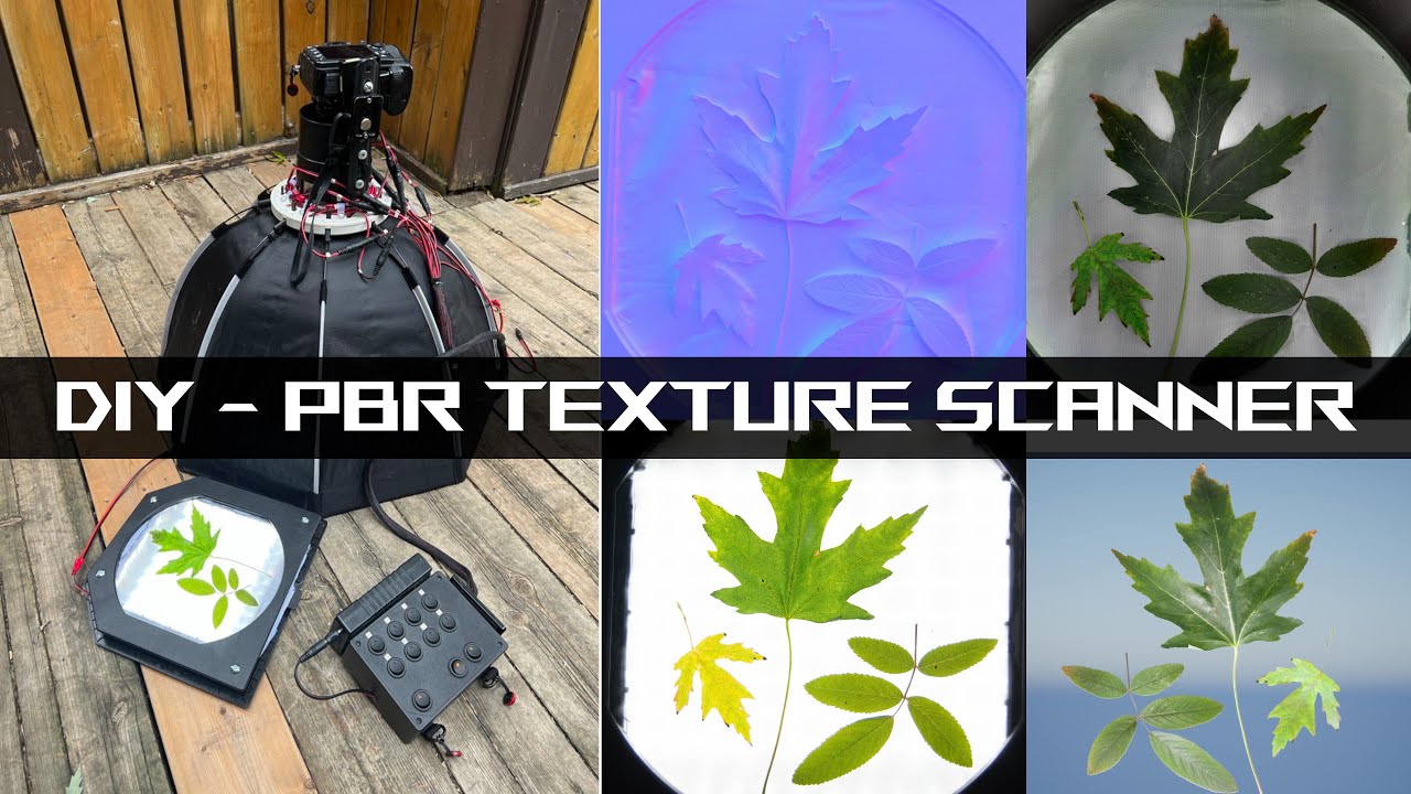 DIY - PBR TEXTURE SCANNER