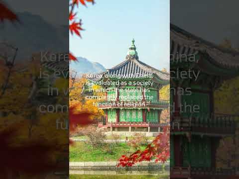 What is popular religion in Korea? a polytheistic country where religion and politics are separated.