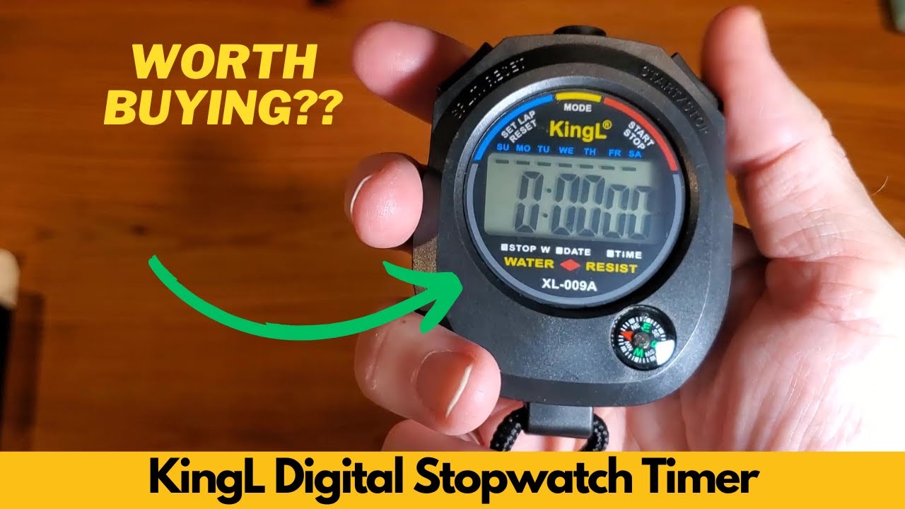 This KingL Digital Stopwatch Makes Timing Workouts So Much Easier – Large Display Review