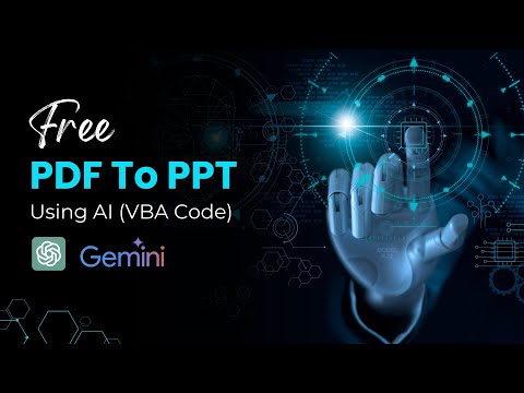 Say Goodbye to Manual Conversions – AI & VBA Magic for Instant PDF to PowerPoint – Fast and Simple!