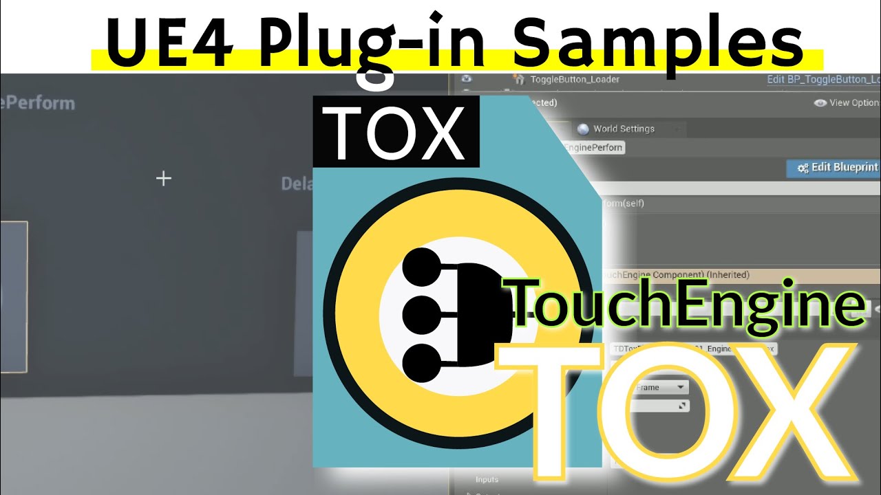 UE4 plug-in samples 2/6 - Touchdesigner Tutorial