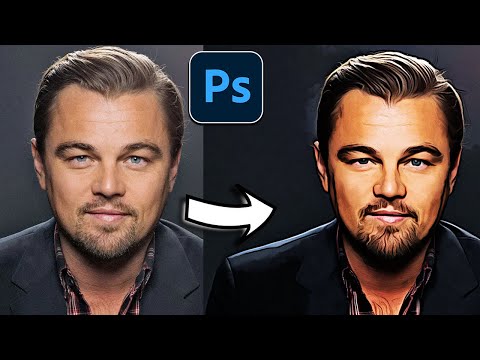 How to Turn Photos to Cartoon Effect - Photoshop 2025 Tutorial