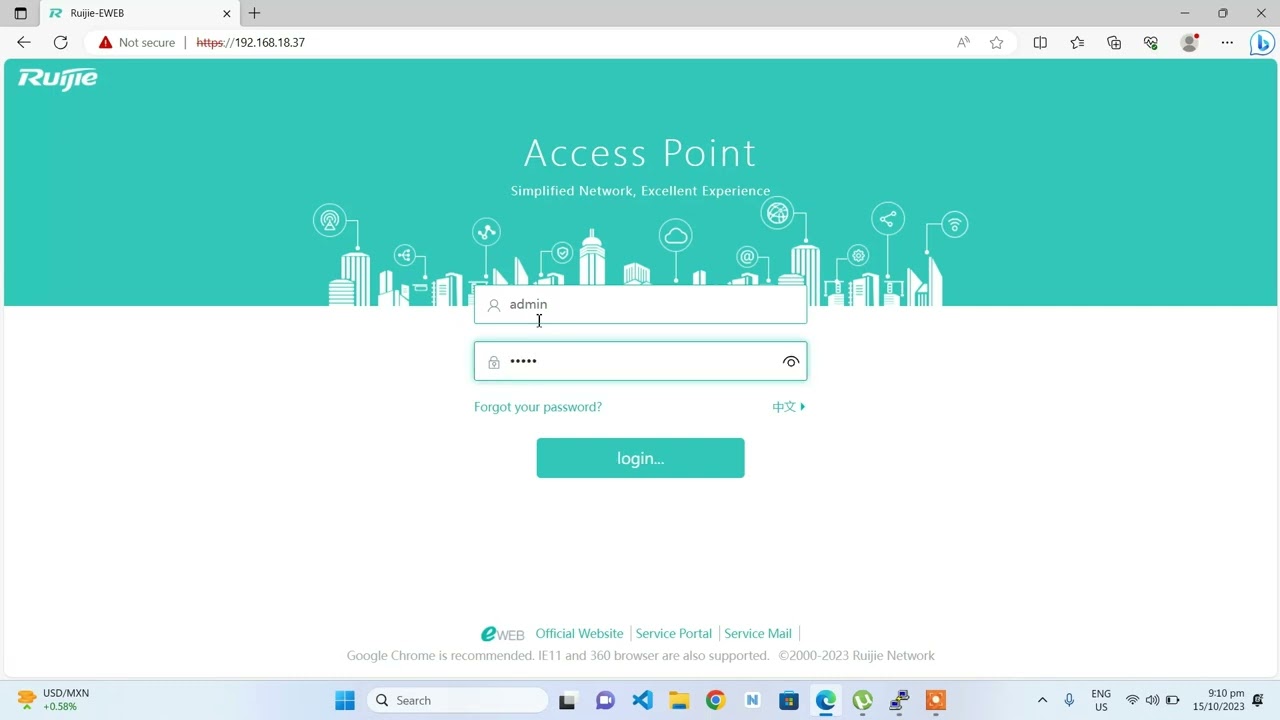 Walkthrough on Ruijie RG-AP820 Access Point
