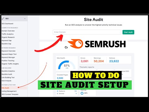 SEMrush Site Audit Tool for SEO | How To Do Site Audit Setup | Best SEO Site Analysis Tool for Free
