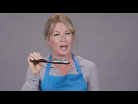 Brush to Remove Tangles & Mats: Chris Christensen Ice Slip Pin Brush