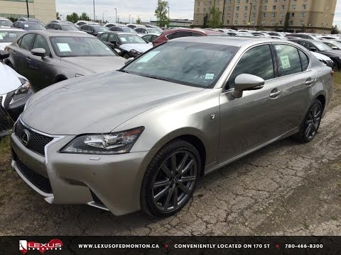 New Atomic Silver 2015 Lexus GS 350 AWD F Sport series Review | South Edmonton